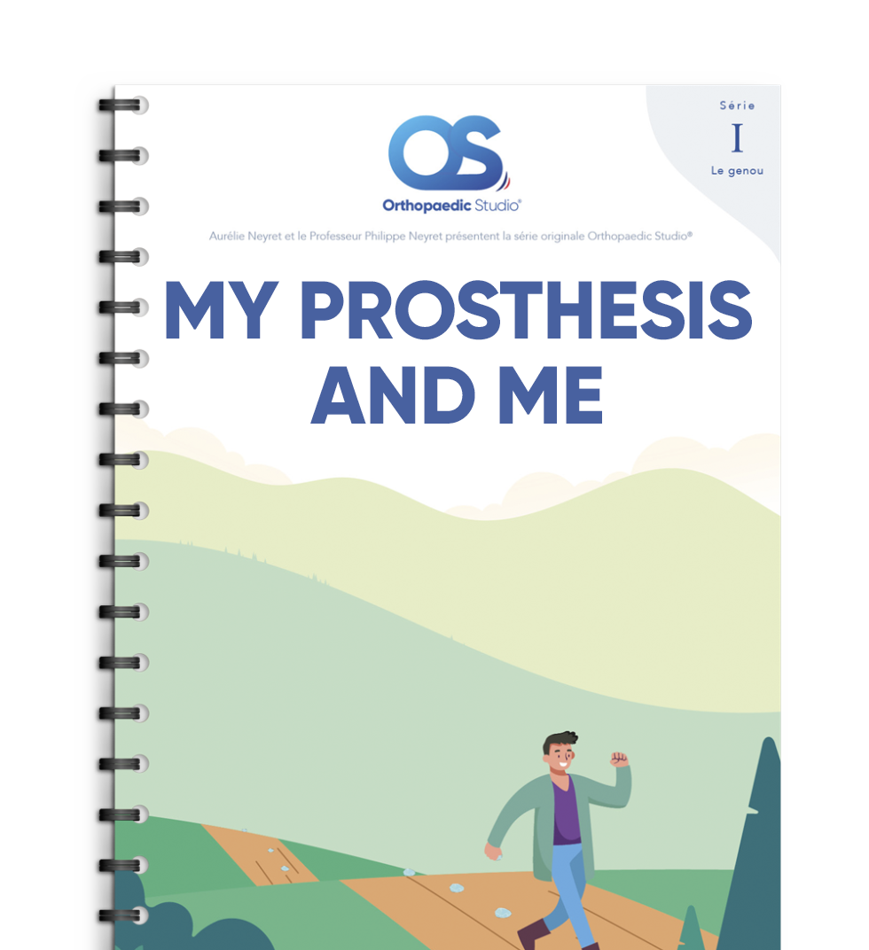 The knee prosthesis: the operation and the return home.